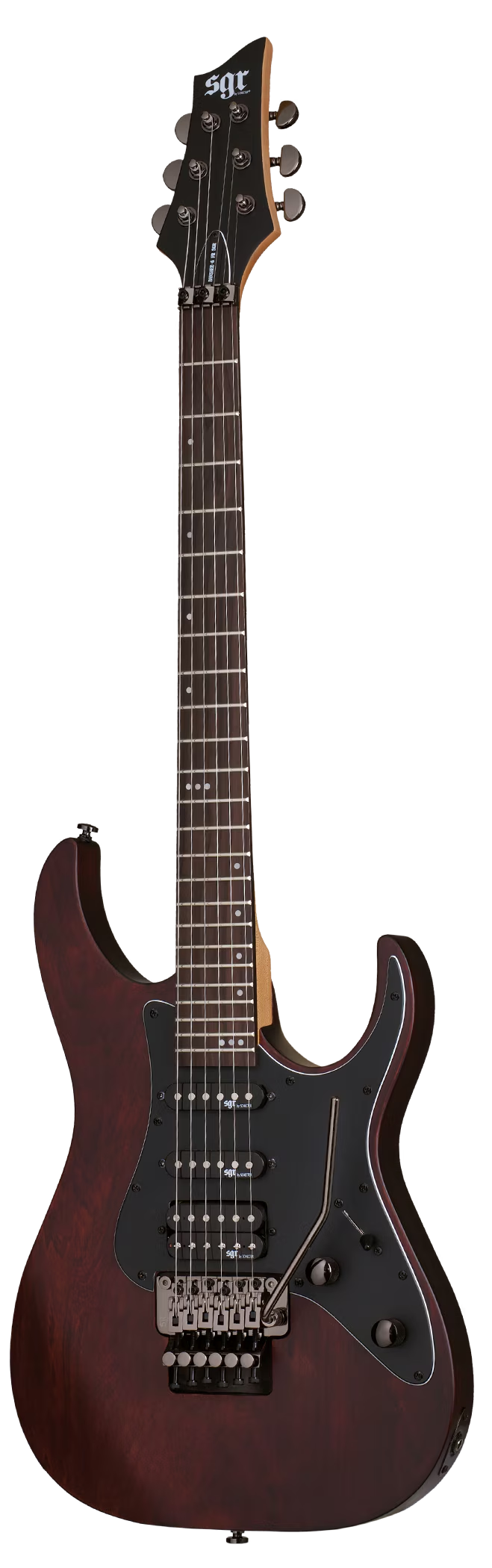 Schecter SGR Banshee-6 FR Electric Guitar - Walnut Satin | Music Bliss ...