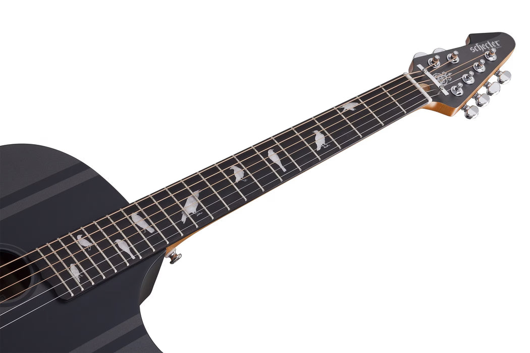 Schecter DJ Ashba Acoustic Guitar - Carbon Grey | Music Bliss Malaysia