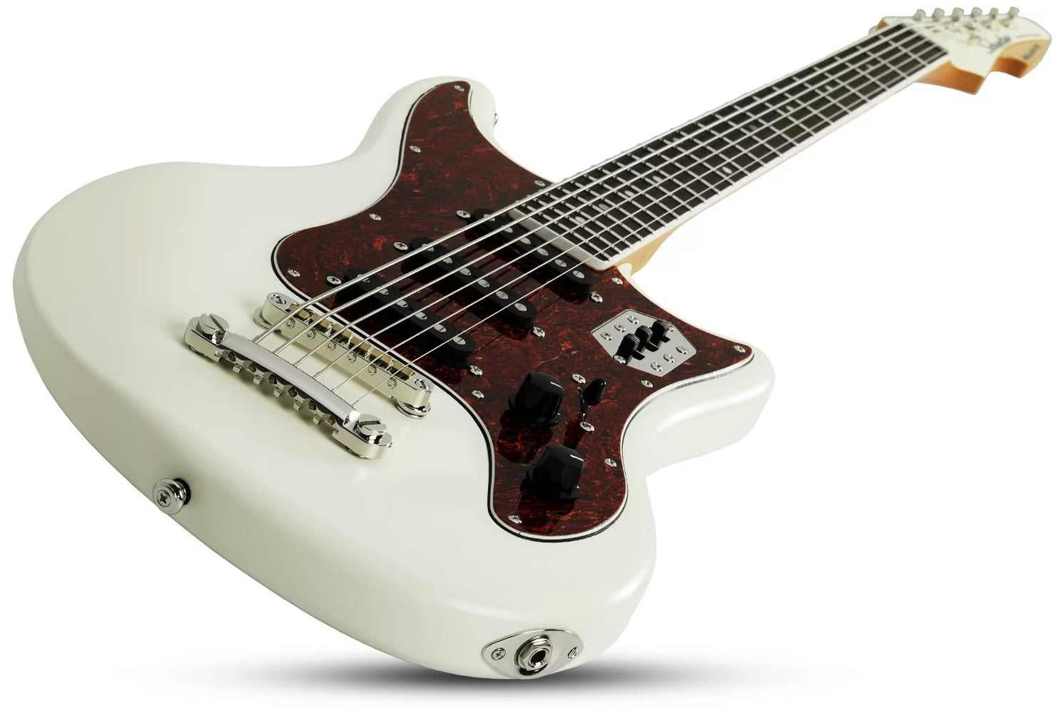 Schecter Hellcat VI Electric Guitar - Ivory Pearl | Music Bliss Malaysia