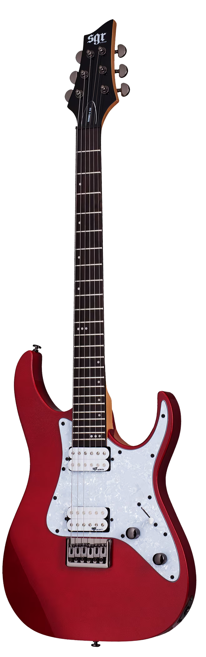 Schecter SGR Banshee-6 Electric Guitar - Metallic Red | Music Bliss ...
