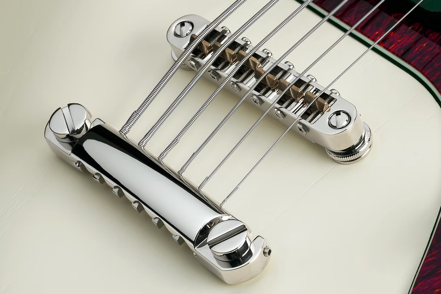 Schecter Hellcat VI Electric Guitar - Ivory Pearl | Music Bliss Malaysia