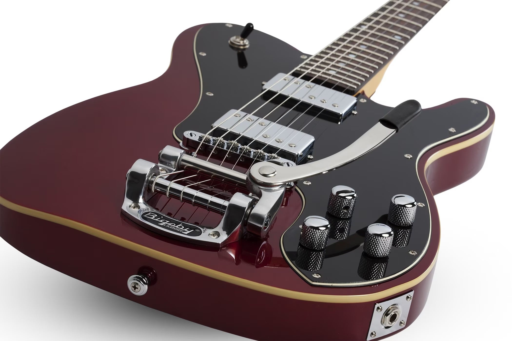 Schecter PT Fastback II B Electric Guitar - Metallic Red | Music Bliss ...
