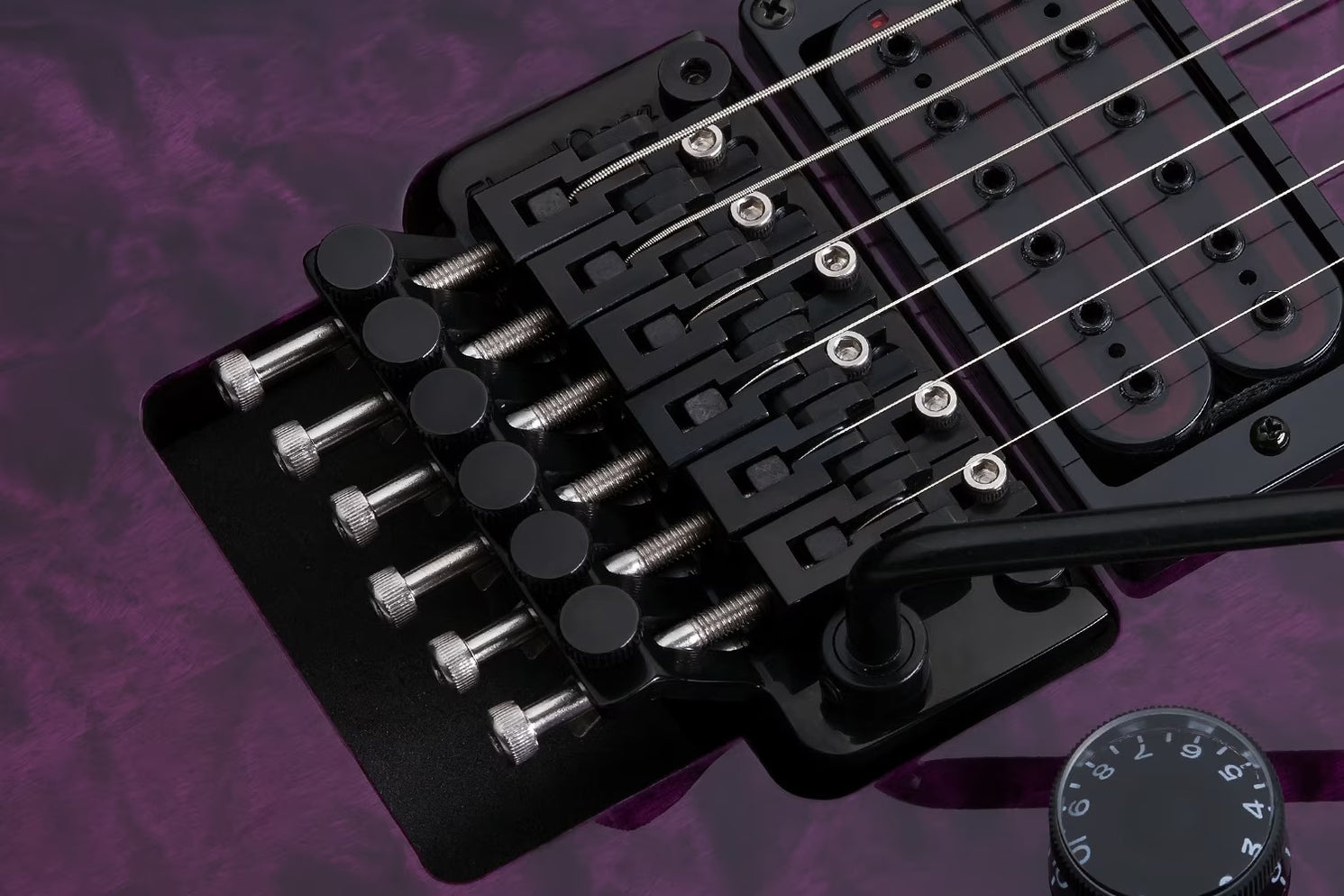 Schecter E-1 FR-S Electric Guitar - Trans Purple Burst | Music Bliss ...