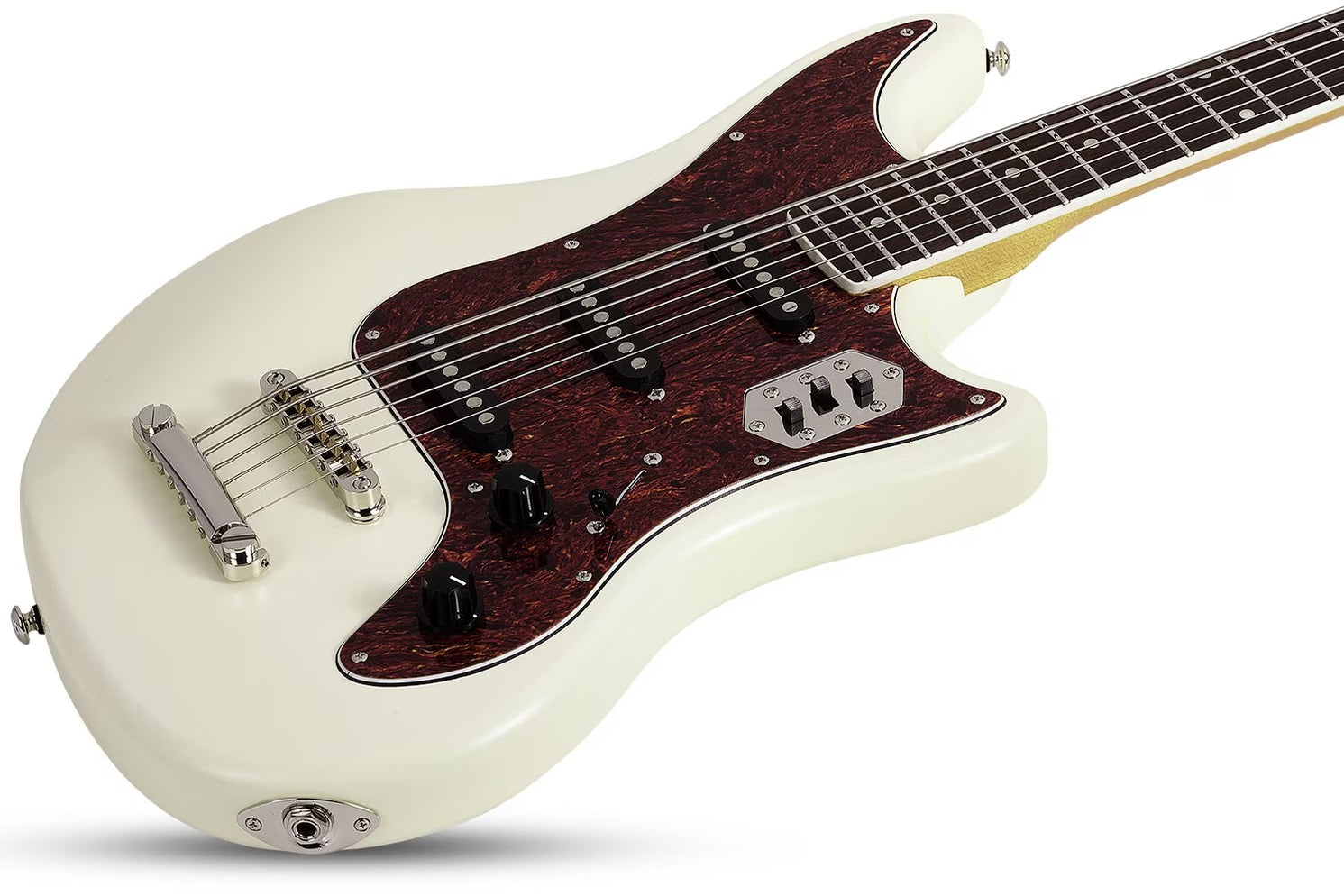 Schecter Hellcat VI Electric Guitar - Ivory Pearl | Music Bliss Malaysia