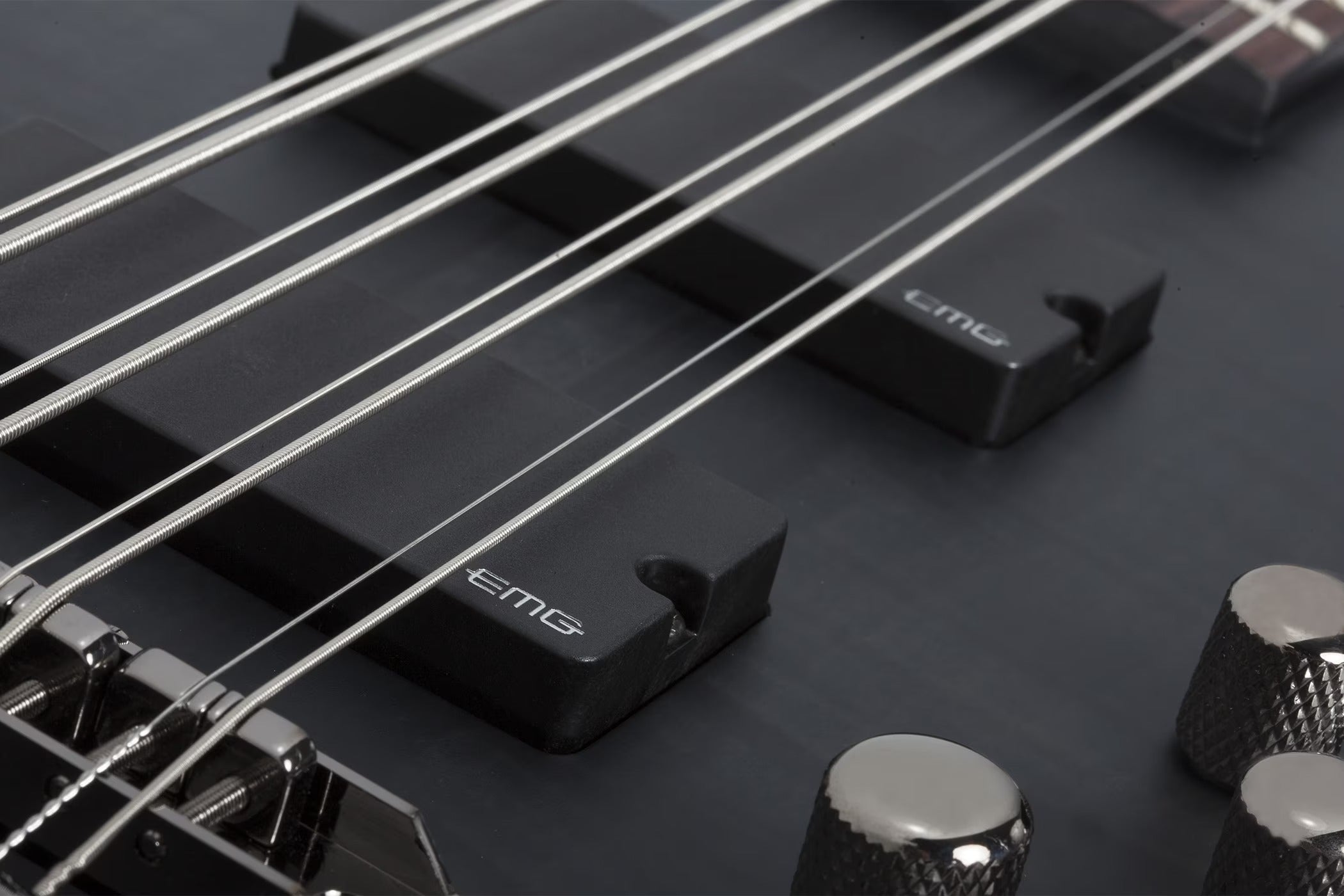Schecter Stiletto Studio-8 Electric Bass Guitar - See-Thru Black Satin ...
