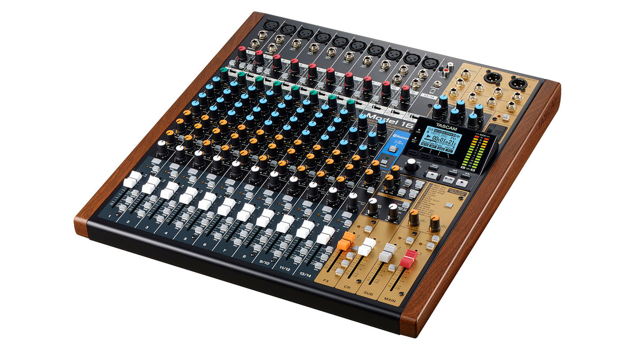 TASCAM Model 16 16-Track Live Recorder & Mixing Console With Audio ...