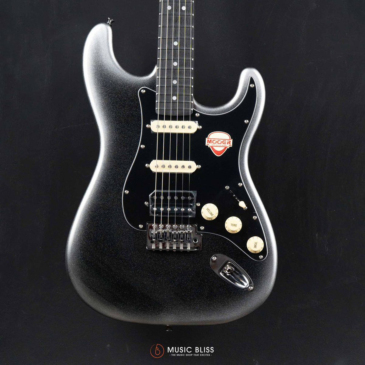 Mooer MSC10 Pro Dark Silver Electric Guitar | Music Bliss Malaysia