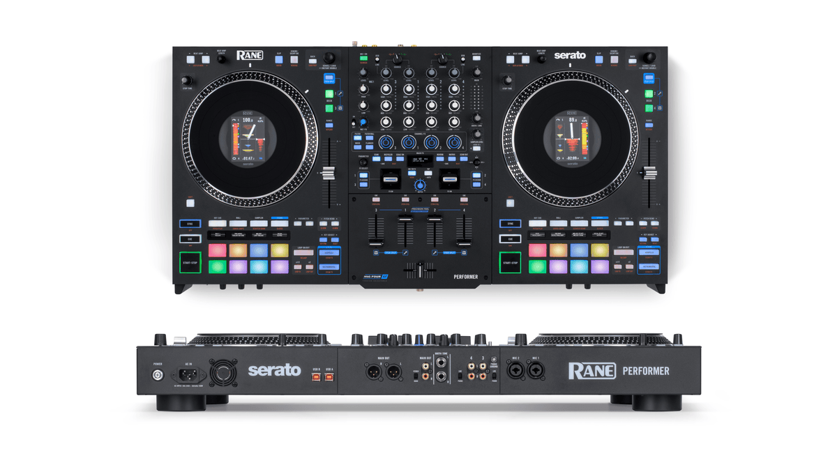 Rane Performer 4 Channel Stems DJ Controller - 7" Jog Wheels with 3.5 ...