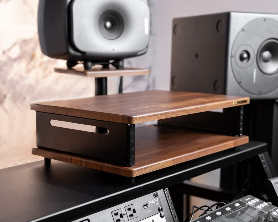 Wavebone Stella 2U Rackmount Case with Wood Top — Music Bliss Malaysia