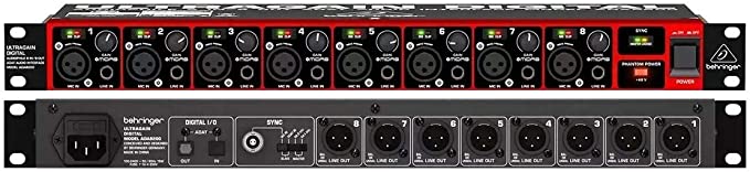 Behringer ADA8200 Microphone Preamp (ADA-8200) | Music Bliss Malaysia