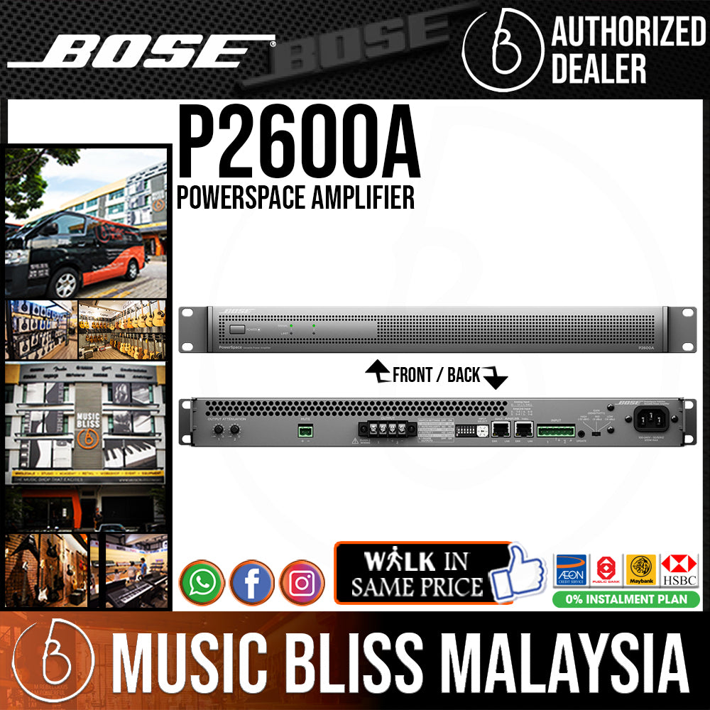 Bose PowerSpace P2600A Power Amplifier | Music Bliss Malaysia