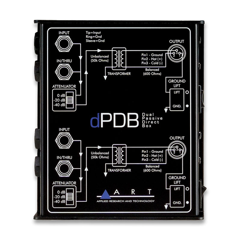 ART dPDB 2-channel Passive Direct Box | Music Bliss Malaysia