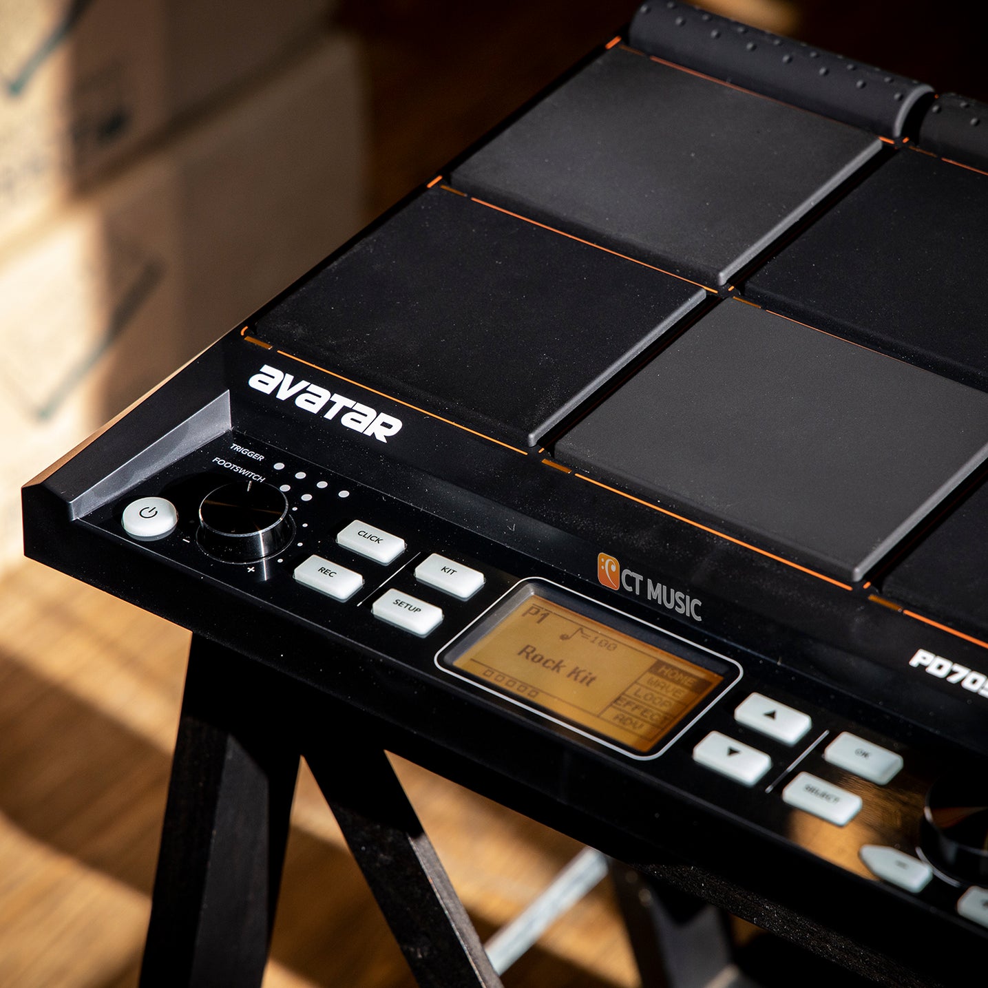 Avatar PD705 Electronic Percussion Pad with Pedals & Stand | Music ...