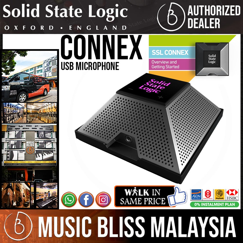 Solid State Logic Connex Quad USB Conferencing Microphone | Music Bliss Malaysia