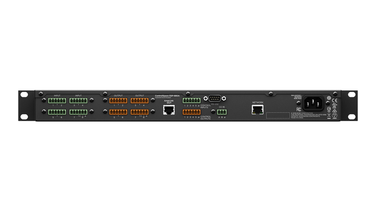 Bose ControlSpace ESP-880A Engineered Sound Processor | Music Bliss ...