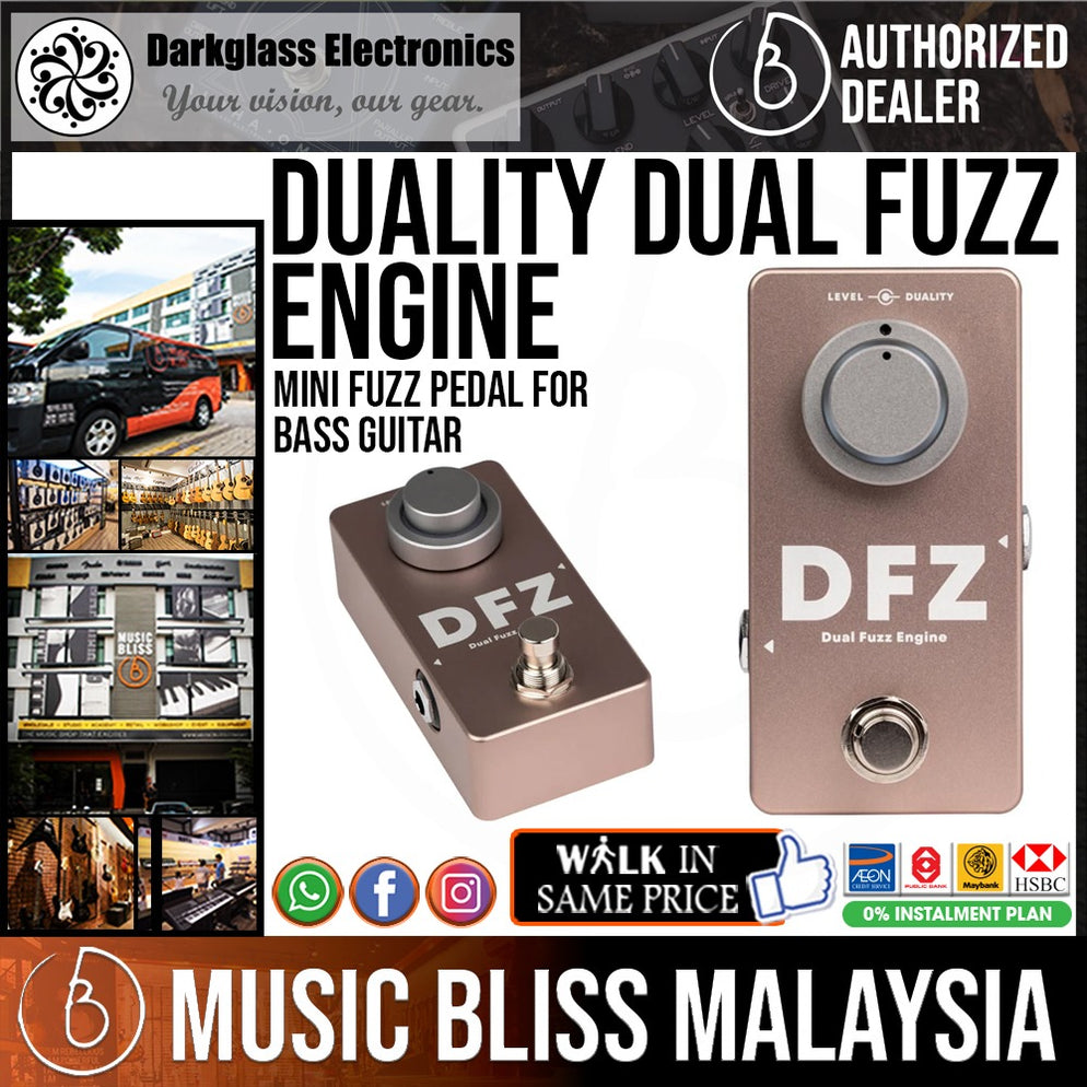 Darkglass Duality Dual Fuzz Engine Mini Pedal | Music Bliss Malaysia