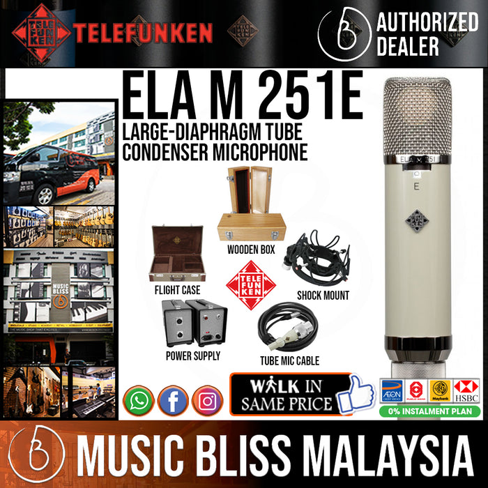 Telefunken ELA M 251E Large-diaphragm Tube Condenser Microphone ...