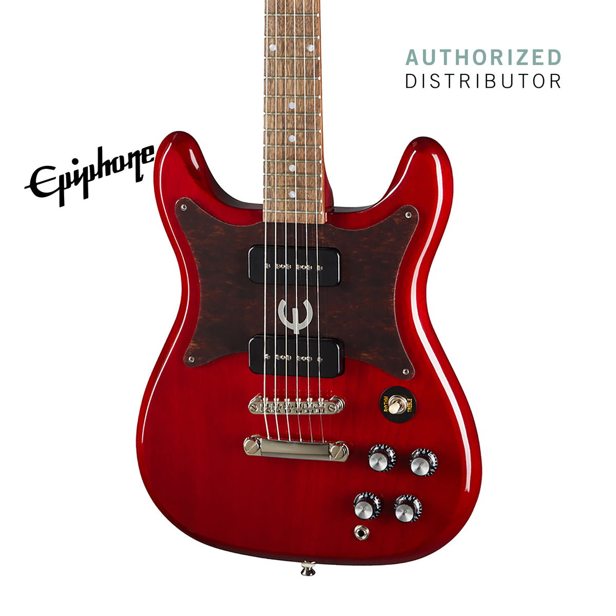 Epiphone Wilshire P-90s Electric Guitar - Cherry | Music Bliss Malaysia