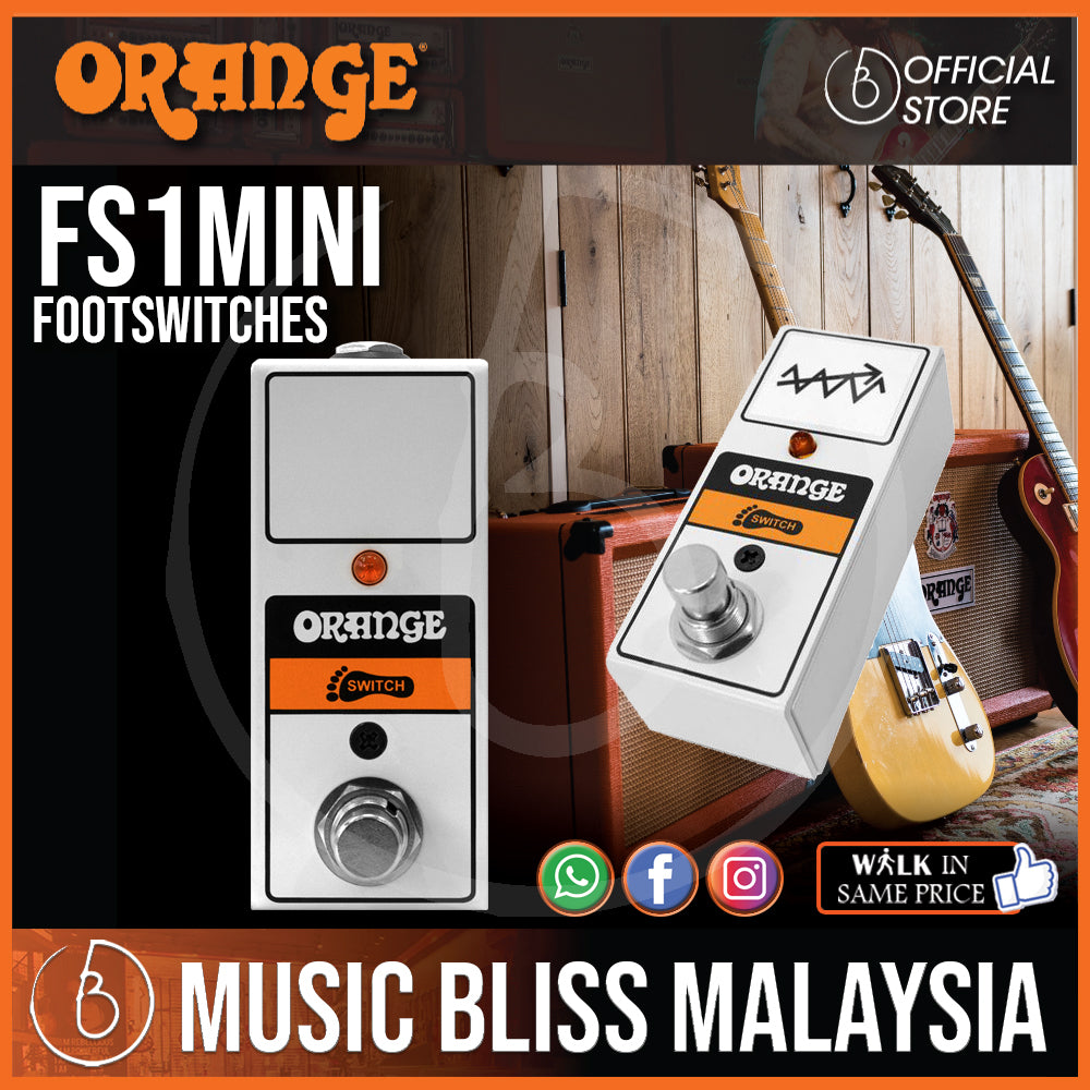 Orange FS-1 Single Button Footswitch - Mini (FS1) | Music Bliss Malaysia