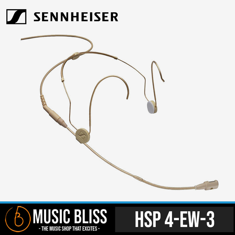 Sennheiser HSP 4-EW-3 Headworn Microphone for Wireless - Beige | Music ...