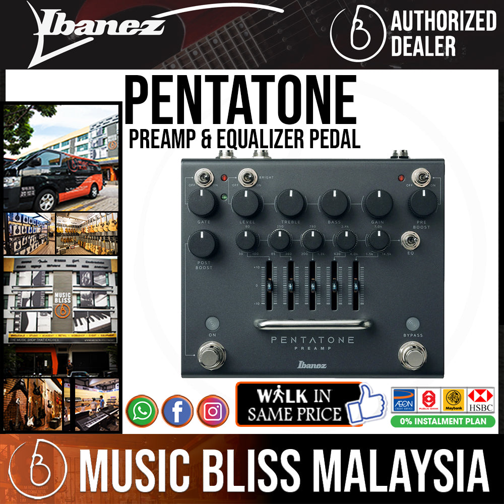 Ibanez Pentatone Preamp and Equalizer Pedal | Music Bliss Malaysia