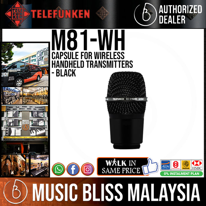 Telefunken M81-WH Wireless Capsule for Telefunken M81 Dynamic Mic ...