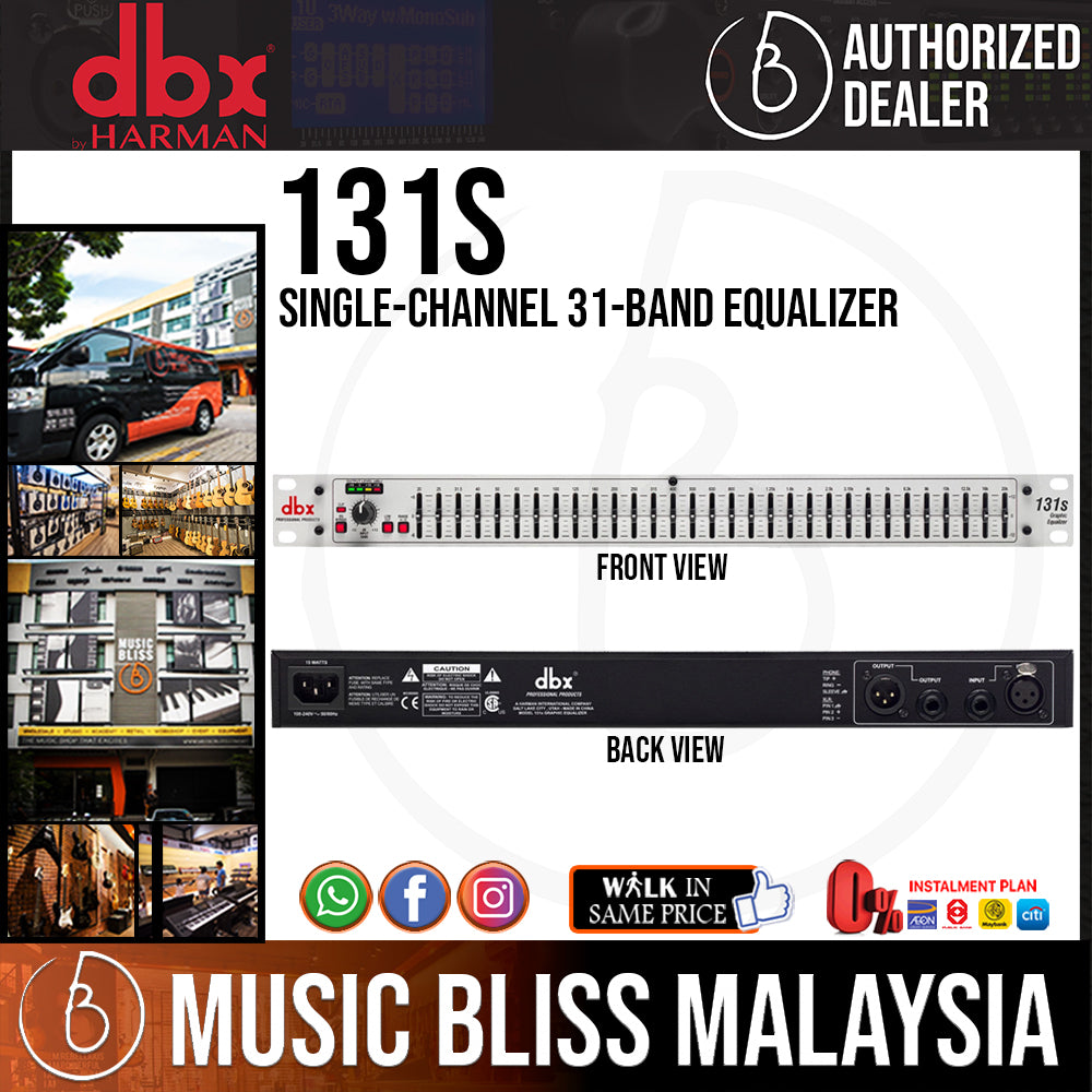 dbx 131s 31-band Equalizer | Music Bliss Malaysia