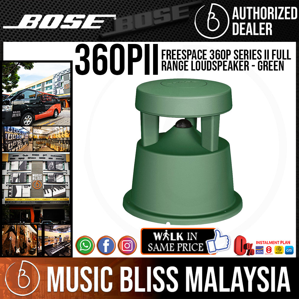 Bose FreeSpace 360P Series II Full Range Loudspeaker - Green | Music ...