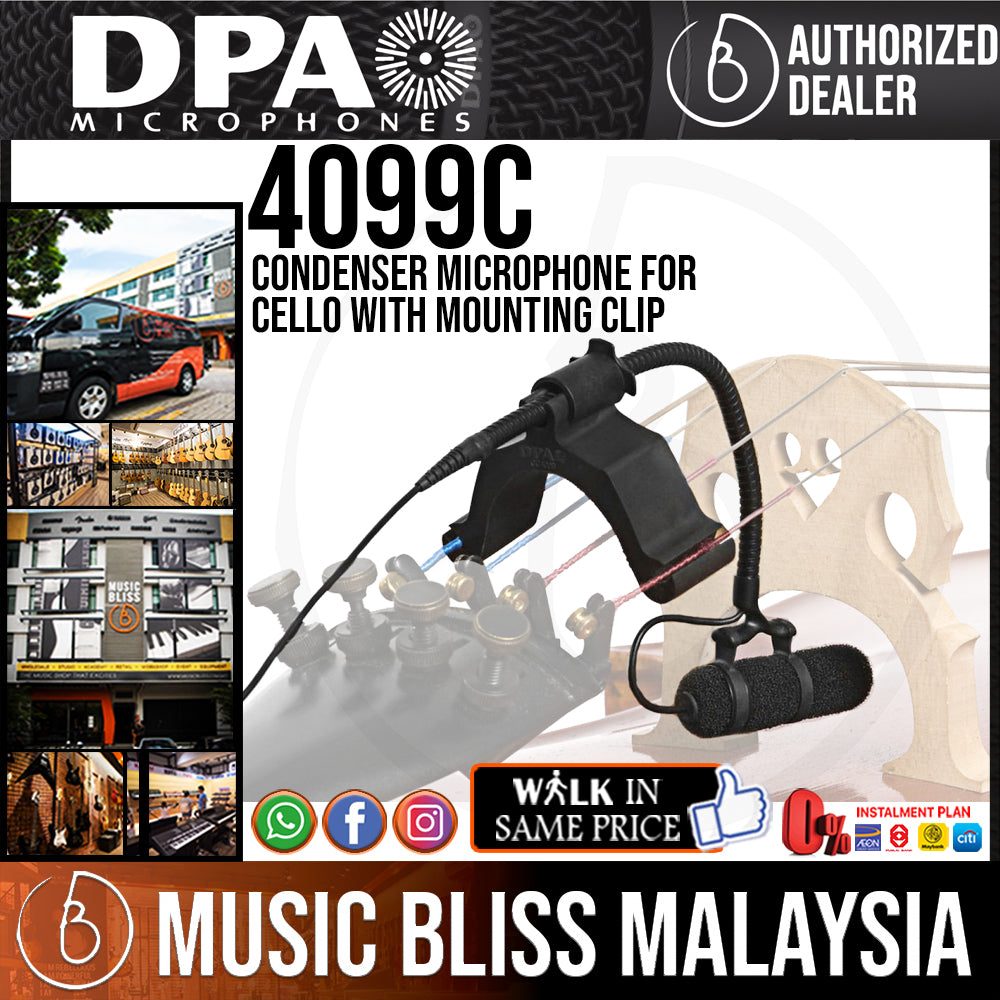 DPA d:vote 4099C Condenser Microphone for Cello | Music Bliss Malaysia
