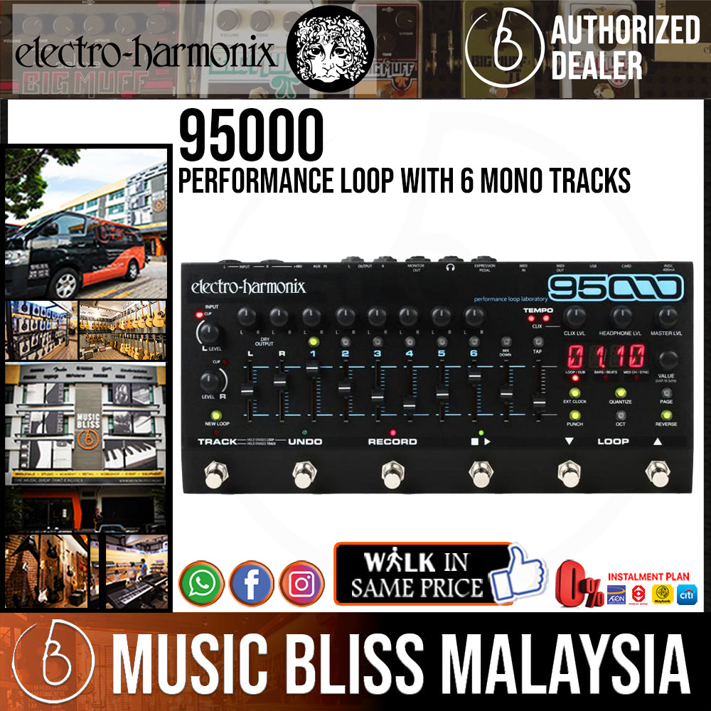 Electro Harmonix 95000 Performance Loop with 6 Mono Tracks (Electro ...