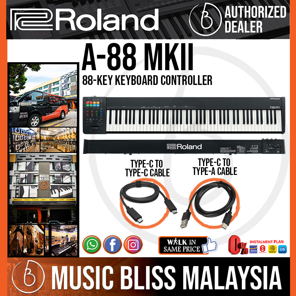 Roland A-88 MKII 88-key Keyboard Controller with FREE Shipping (A88 / A ...
