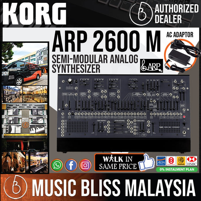 Korg ARP 2600 M Semi-Modular Synthesizer with 0% Instalment (ARP2600M) | Music Bliss Malaysia