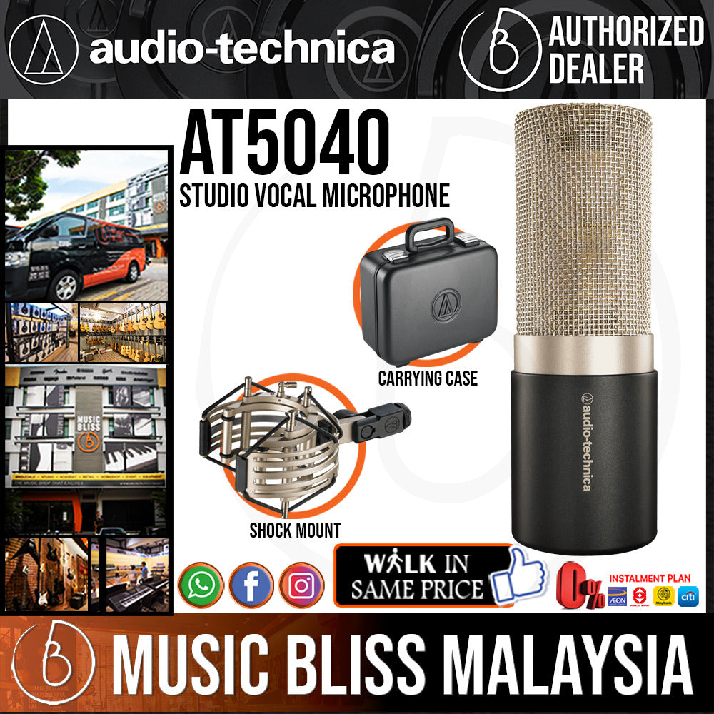 Audio Technica AT5040 Large-diaphragm Condenser Microphone (Audio ...