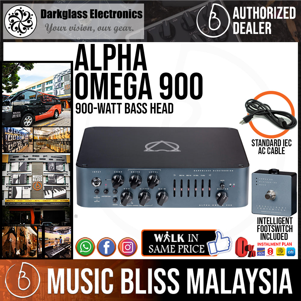 Darkglass Alpha Omega 900 900-watt Bass Head | Music Bliss Malaysia