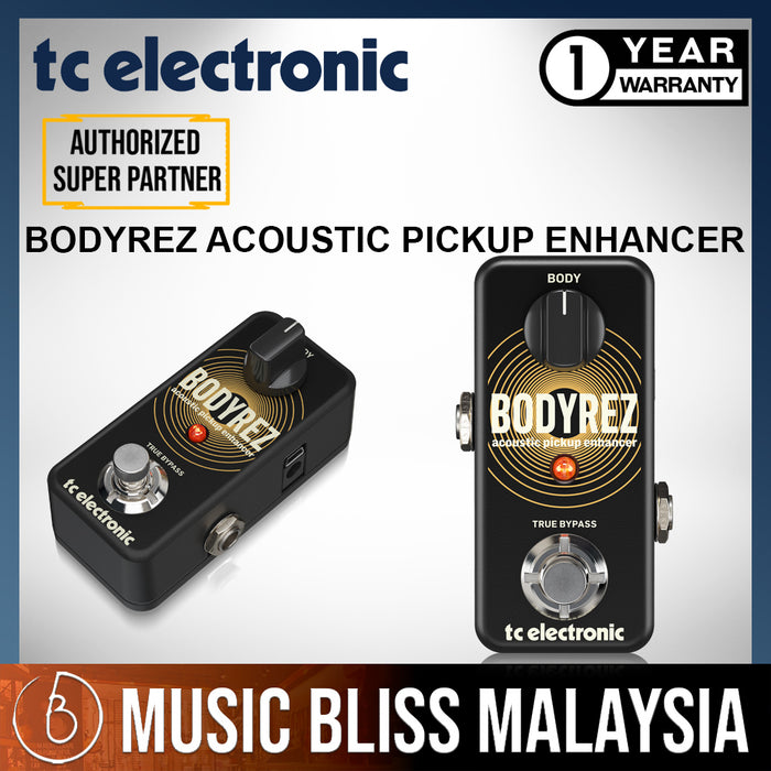 TC Electronic BodyRez Acoustic Pickup Enhancer Guitar Pedal | Music ...