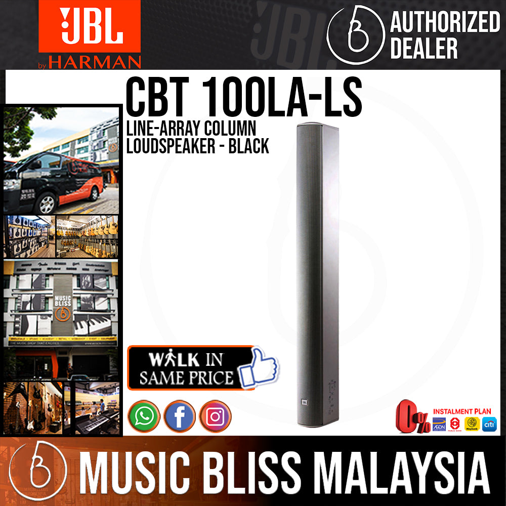 JBL CBT 100LA-LS Line-Array Column Loudspeaker - Black (CBT100LALS ...