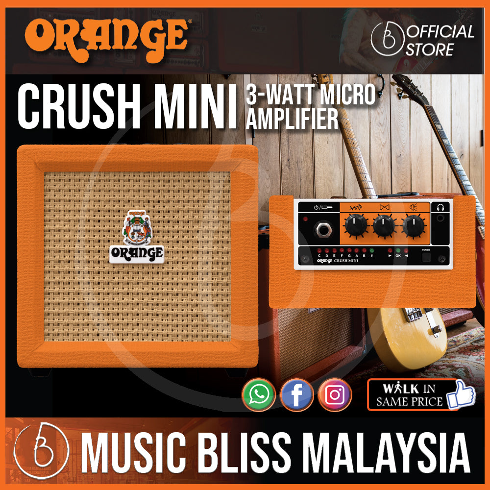 Orange Crush Mini 3-watt Micro Amp | Music Bliss Malaysia