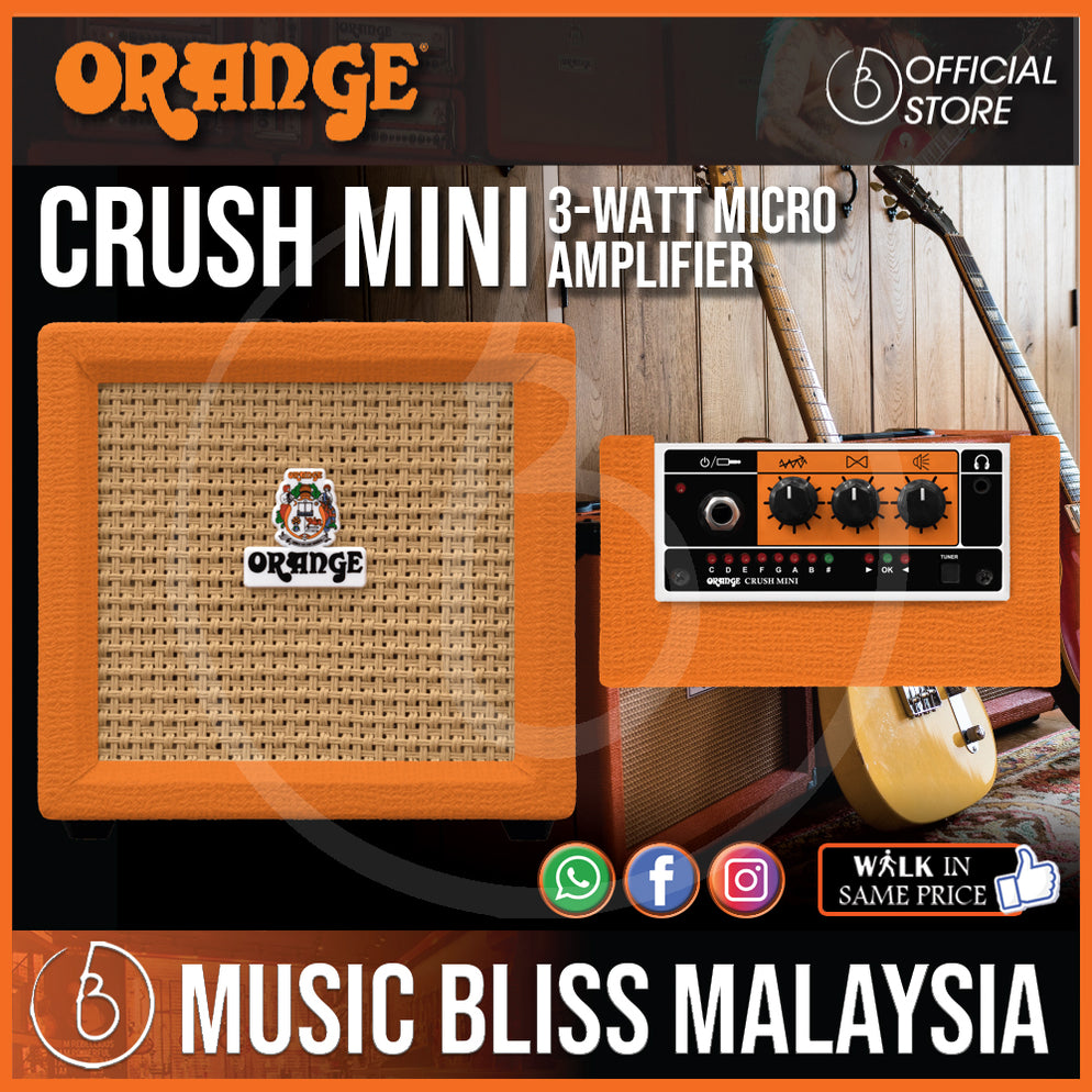 Orange Crush Mini 3-watt Micro Amp | Music Bliss Malaysia