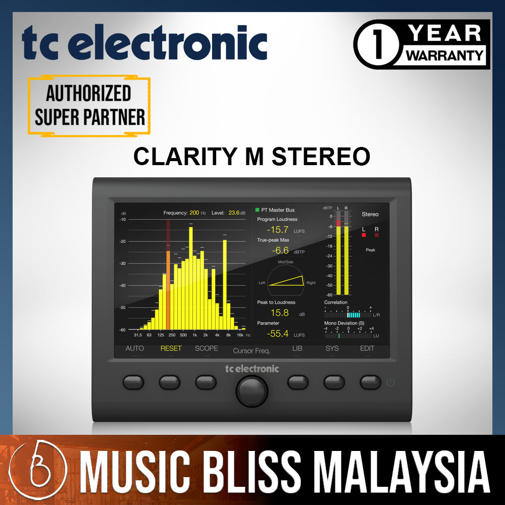 TC Electronic Clarity M Stereo Loudness Meter | Music Bliss Malaysia