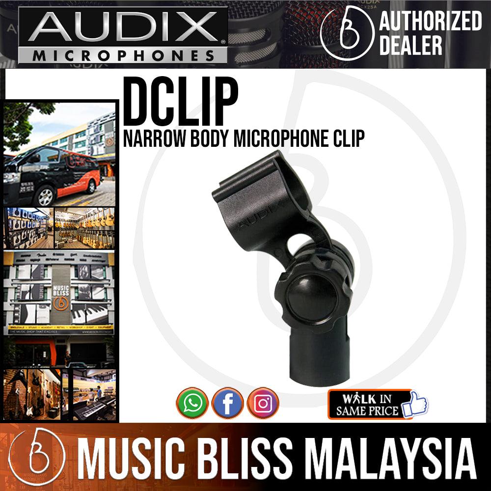 Audix DCLIP Narrow Body Microphone Clip | Music Bliss Malaysia