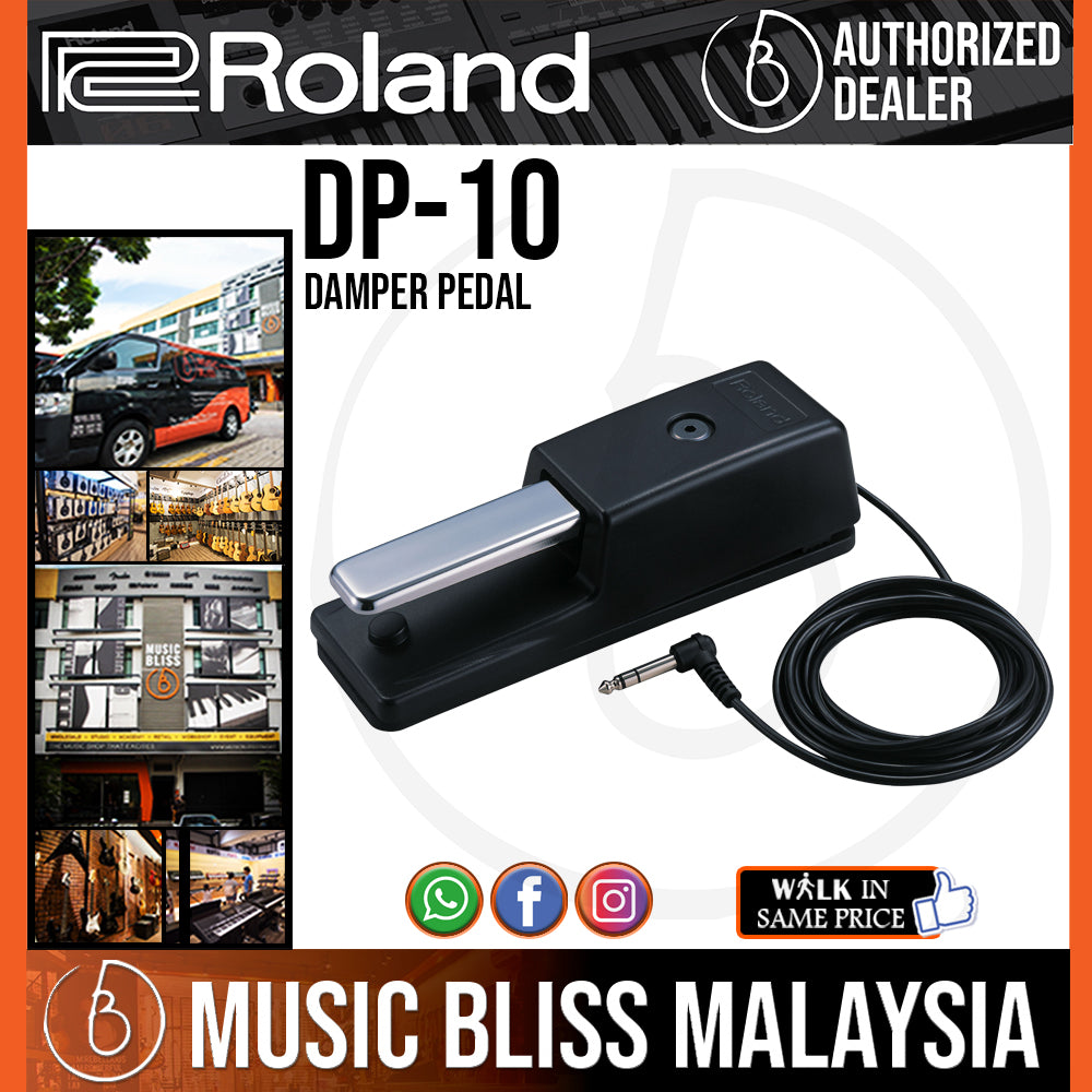 Roland DP-10 Damper Pedal (DP10) | Music Bliss Malaysia