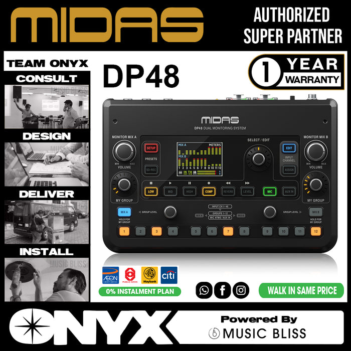 Midas DP48 48-channel Personal Mixer (DP-48) | Music Bliss Malaysia