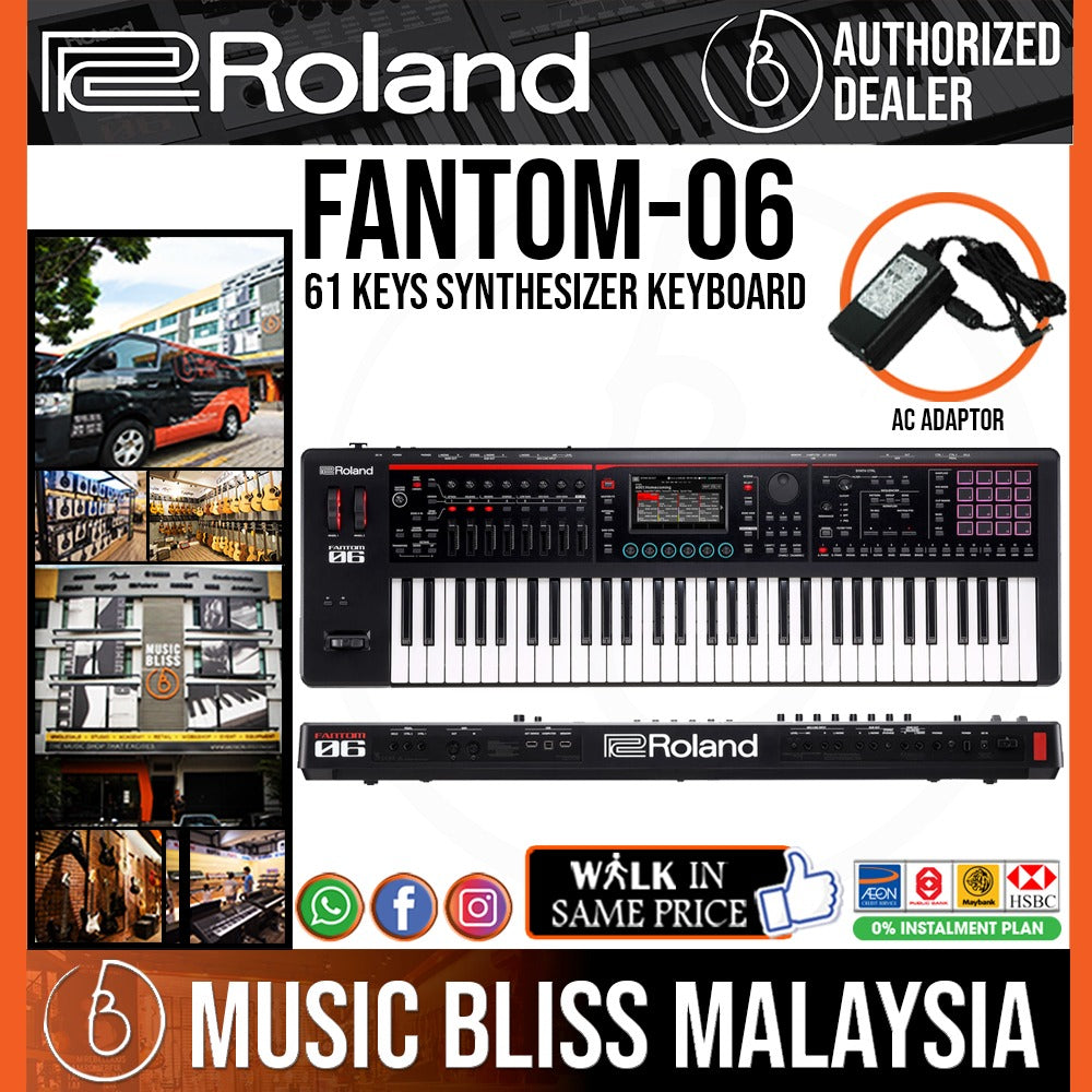 Roland FANTOM-06 Music Workstation (FANTOM 06) | Music Bliss Malaysia