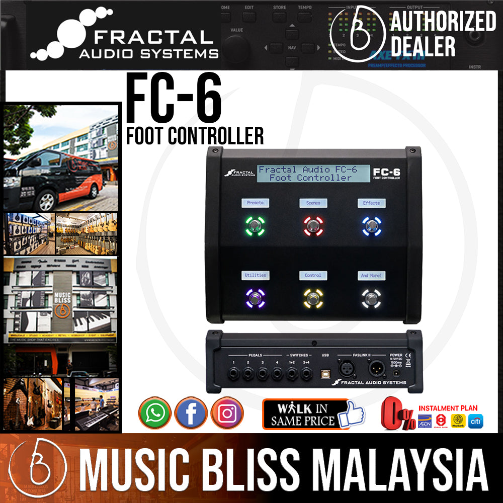 Fractal Audio FC-6 Foot Controller (FC6) | Music Bliss Malaysia