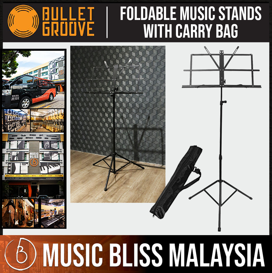 Bullet Groove Foldable Music Stands, Folding Music Stands | Music Bliss ...