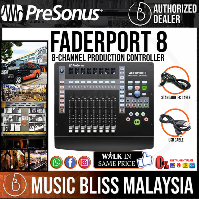 PreSonus FaderPort 8 Production Controller | Music Bliss Malaysia