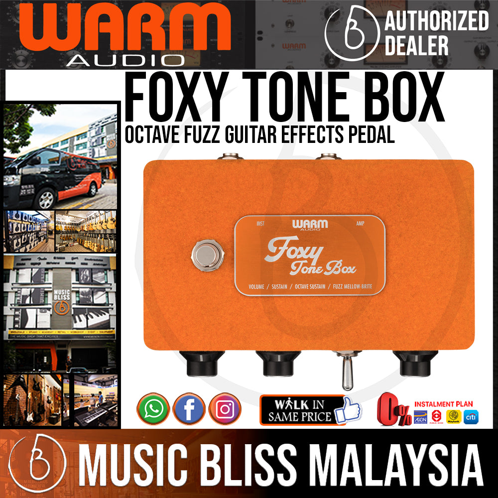 Warm Audio Foxy Tone Box Fuzz Pedal | Music Bliss Malaysia