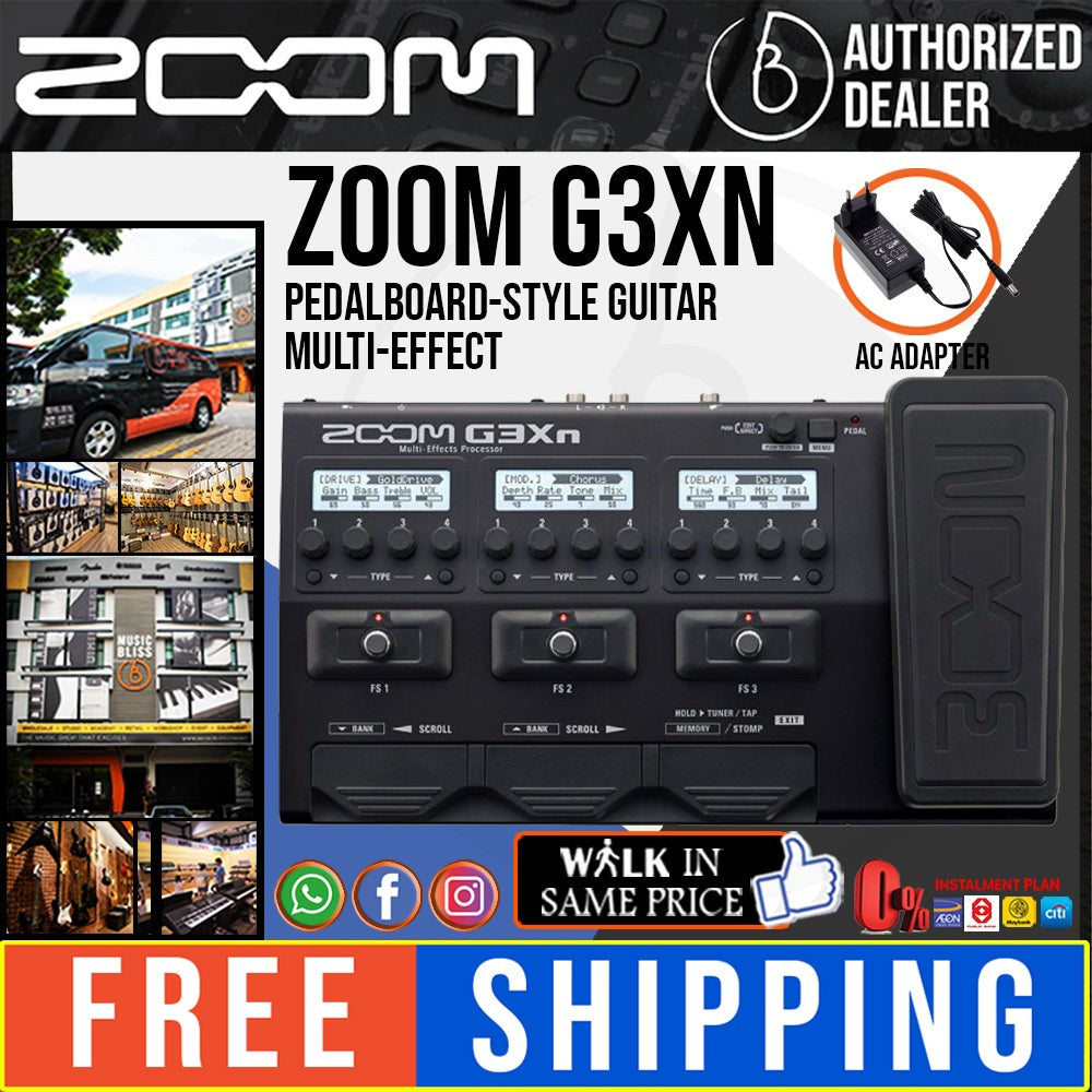 Zoom G3Xn Multi-Effects Processor | Music Bliss Malaysia