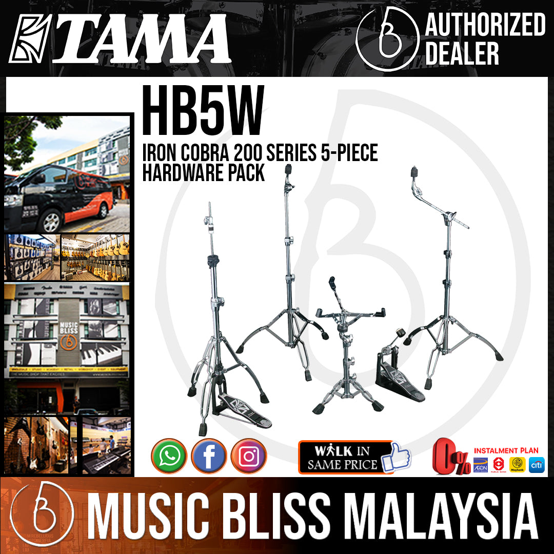 Tama HB5W Iron Cobra 200 Series 5-piece Hardware Pack | Music Bliss ...