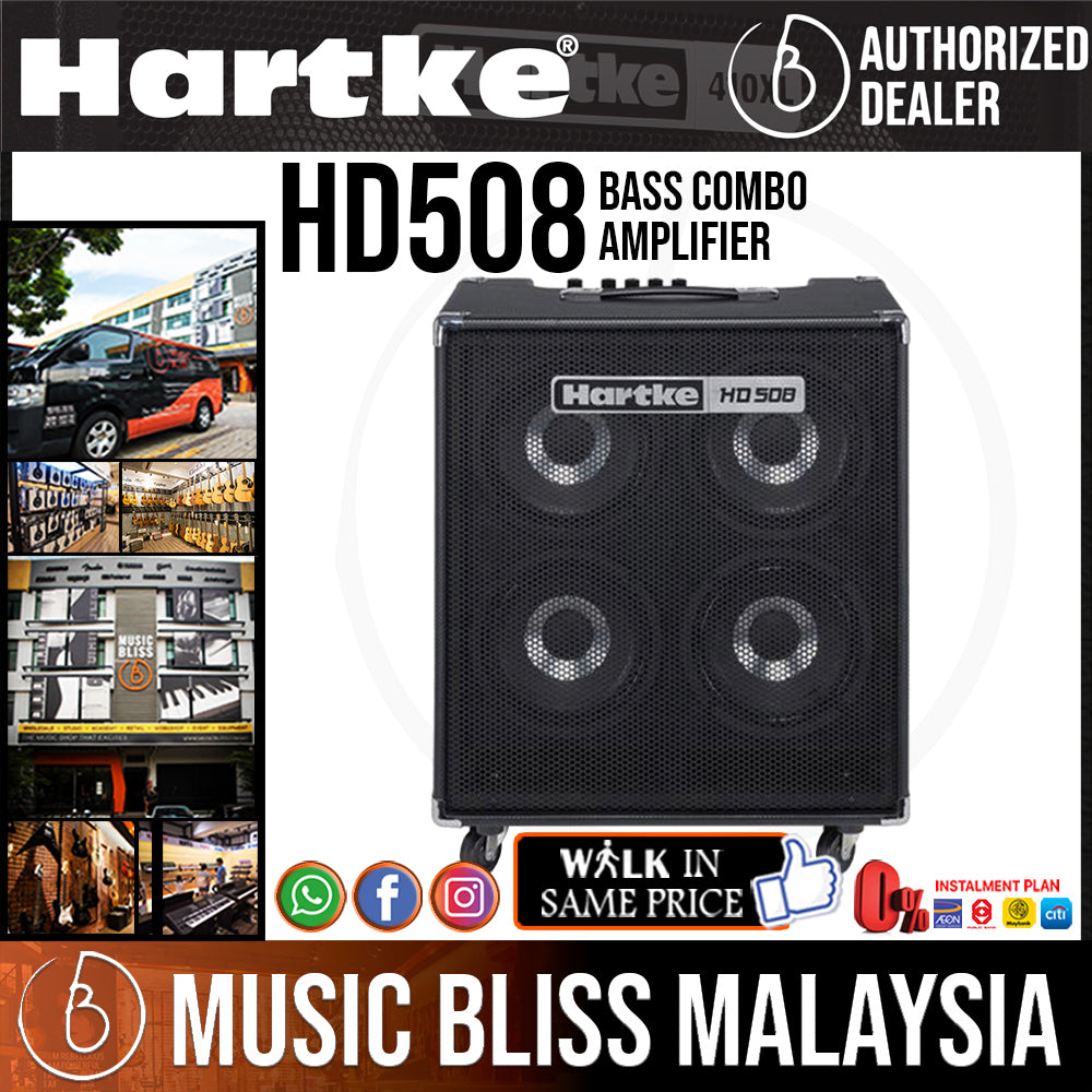 Hartke HD508 500-watt 4x8 Bass Combo Amplifier | Music Bliss Malaysia